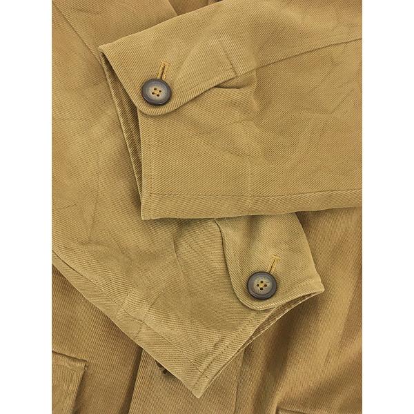 古着 90s- Brooks Brothers 本革 レザー襟 パデッド コットンツイル