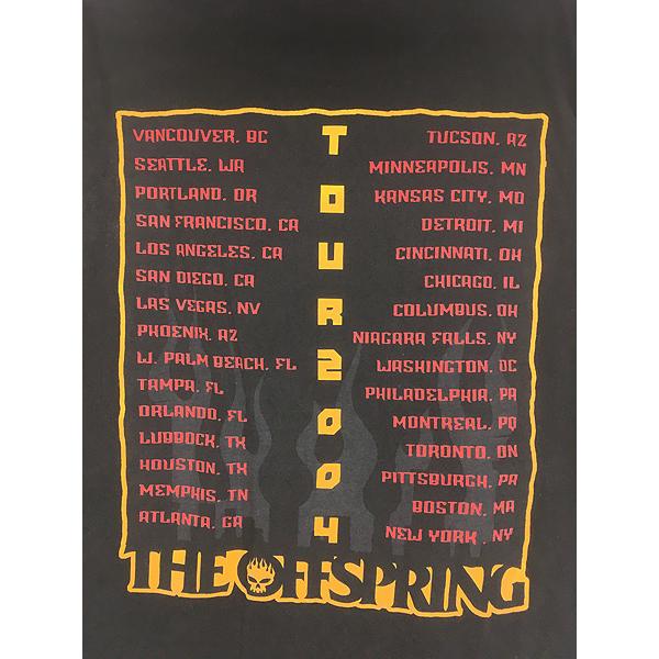 古着 00s USA製 The Offspring 「Tour 2004」 ハードコア パンク
