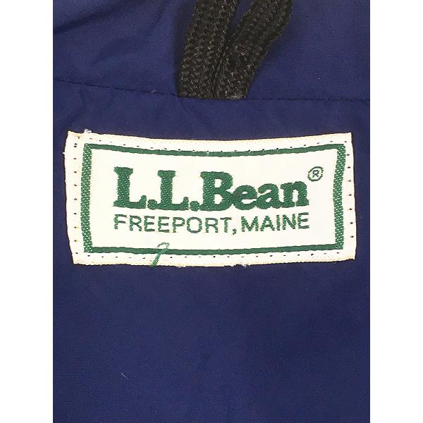 古着 80s LL Bean 軽量 ナイロン シェル グース ダウン ベスト