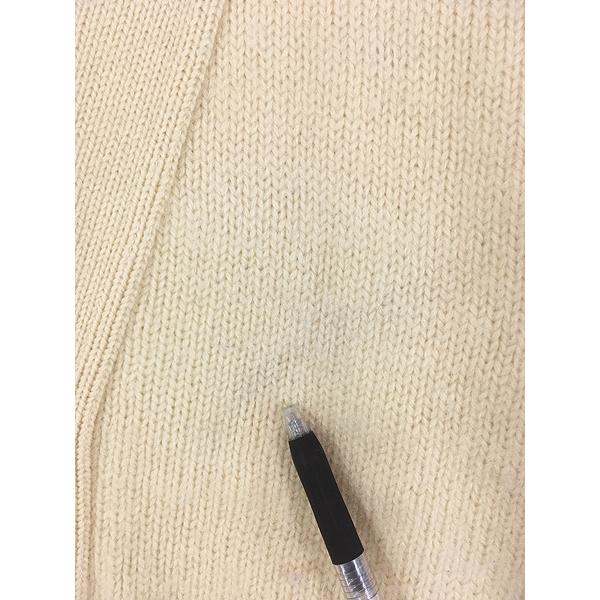 古着 80s USA製 LL Bean パチポケ ピュア ウール ニット カーディガン