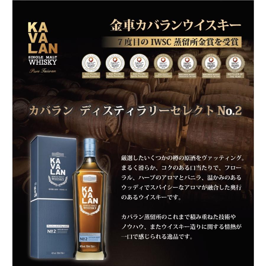 【人気沸騰】 ハイボールにも最適 カバラン ディスティラリーセレクト No.2 40％ 700ml 台湾 ウイスキー yoshiyuki0804.sub.jp
