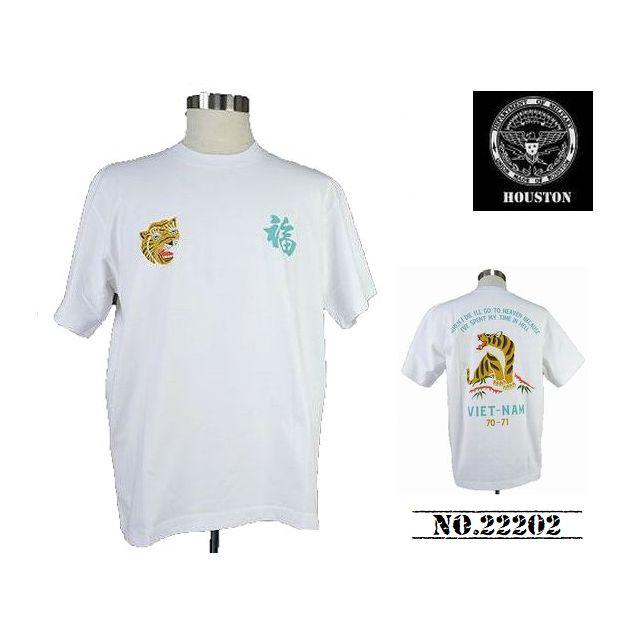 HOUSTON 【送料無料 47%OFF】HOUSTON ヒューストン リサイクルUSAコットン プリントTシャツ 「VIETNAM」 NO ...