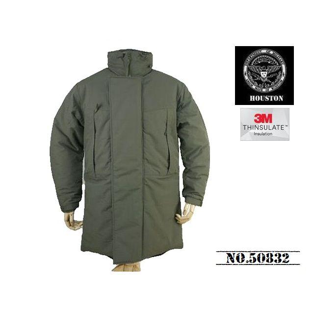 HOUSTON 【送料無料 32%OFF】HOUSTON ヒューストン 米軍PCU シンサレート モンスターパーカー TIGHT NO.50832 OLIVE DRAB US_S(M〜L相当 ...