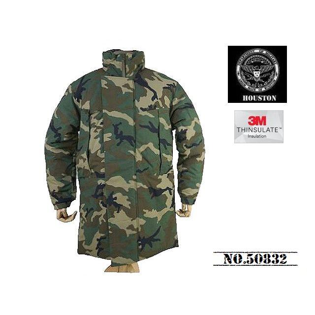 HOUSTON 【送料無料 32%OFF】HOUSTON ヒューストン 米軍PCU シンサレート モンスターパーカー TIGHT NO.50832 WOODLAND US_M(L〜XL相当 ...