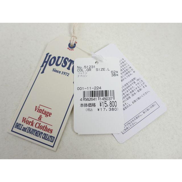 HOUSTON 【送料無料 37%OFF】HOUSTON ヒューストン ショートハンティングジャケット NO.51231 ORANGE_L ...