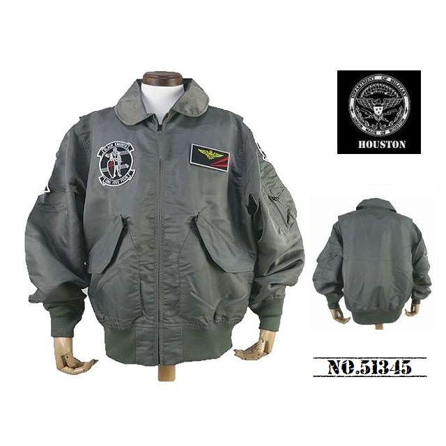 HOUSTON 【送料無料 31%OFF】HOUSTON ヒューストン パッチカスタム CWU-36/P フライトジャケット NO.51345 ...