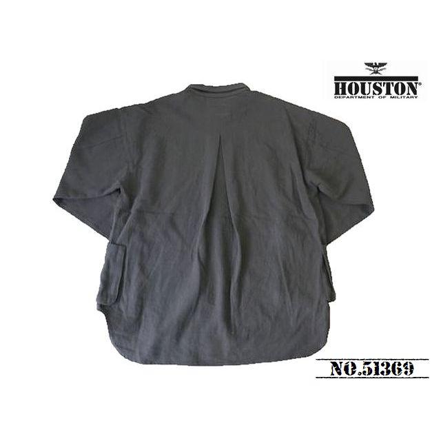 HOUSTON 【送料無料 41%OFF】HOUSTON ヒューストン コットンリネン ワイドシャツジャケット NO.51369 ...