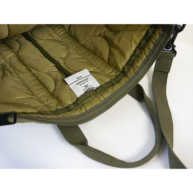 【送料無料 28%OFF】HOUSTON ヒューストン 刺繍キルティング ヘルメット バッグ 「TIGER」柄 NO.6842 OLIVE ...