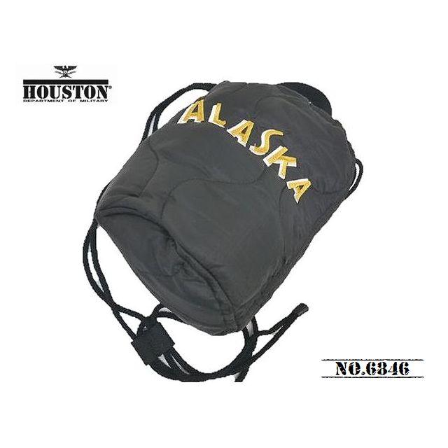 【送料無料 20%OFF】HOUSTON ヒューストン 刺繍キルティング エフェクトバッグ 「ALASKA」柄 NO.6846 BLACK ...