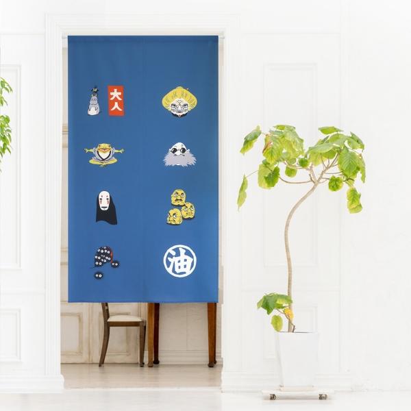 スタジオジブリ 【即納】千と千尋の神隠し のれん「吉祥 BL」85X150cm コスモ ジブリキャラクター 和風 暖簾 勝手口 突っ張り棒 カーテン 間仕切り : Dragon Bee ...