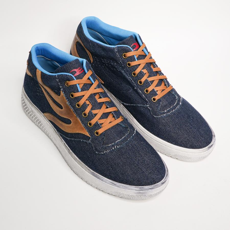 DRAGON BEARD ドラゴンベアード 公式 DB 1205iCON DENIM/BRN NEW スニーカー メンズファッション ストリート アメカジ デニム コート オリジナル ...