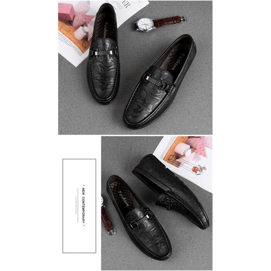 ドライビングシューズ メンズ ローファーシューズ PUレザー メンスシューズ ゴルフシューズ スリッポン 疲れない 車の運転 送料無料 ...