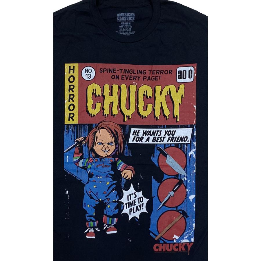 CHILDS PLAY・チャイルド プレイ・CHUCKY COMIC・チャッキー・Tシャツ・映画Tシャツ : DRAGTRAIN - 通販 ...