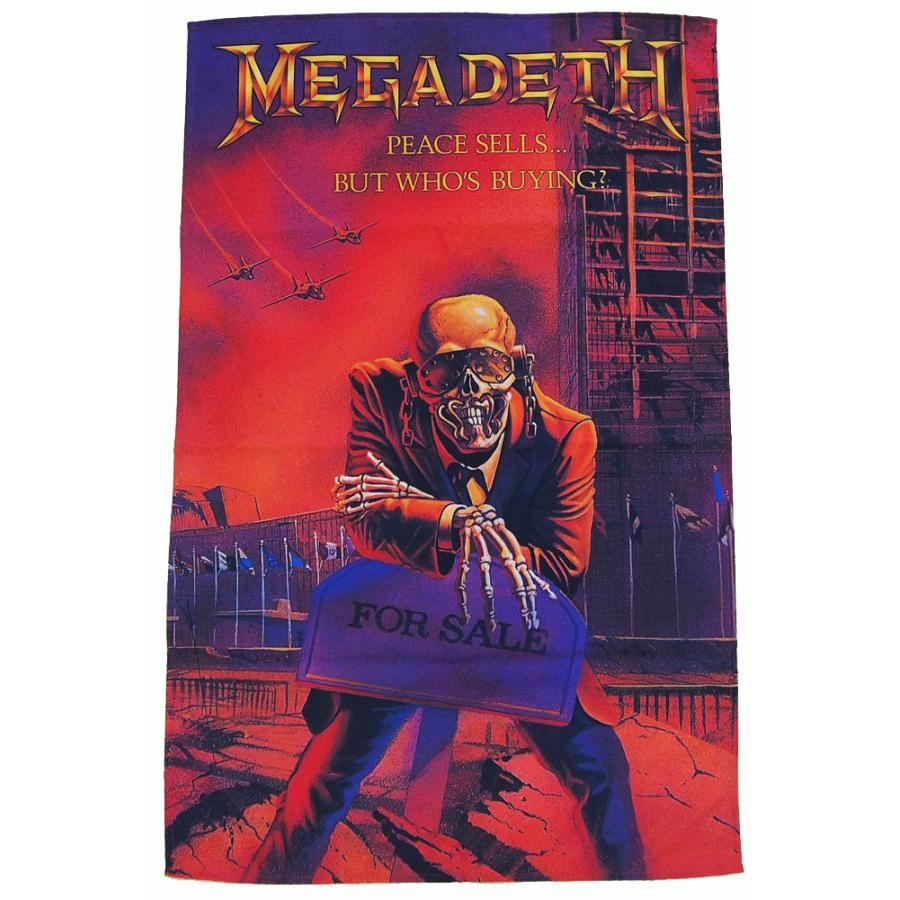 メガデス・MEGADETH・PEACE SELLS・布ポスター・ポスターフラッグ・厚手 : DRAGTRAIN - 通販 - Yahoo!ショッピング