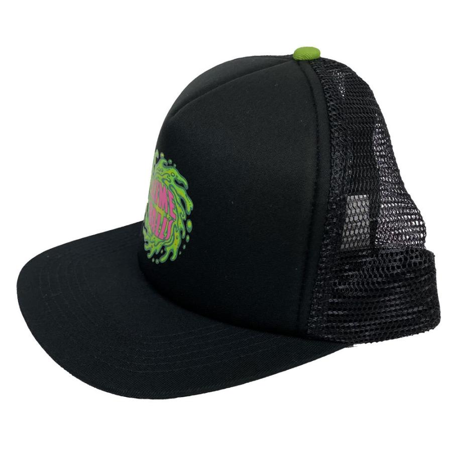 SANTA CRUZ CRUZ・SLIMEBALLS・スライムボールズ・SLIMEBALLS LOGO・ブラック・メッシュキャップ ...