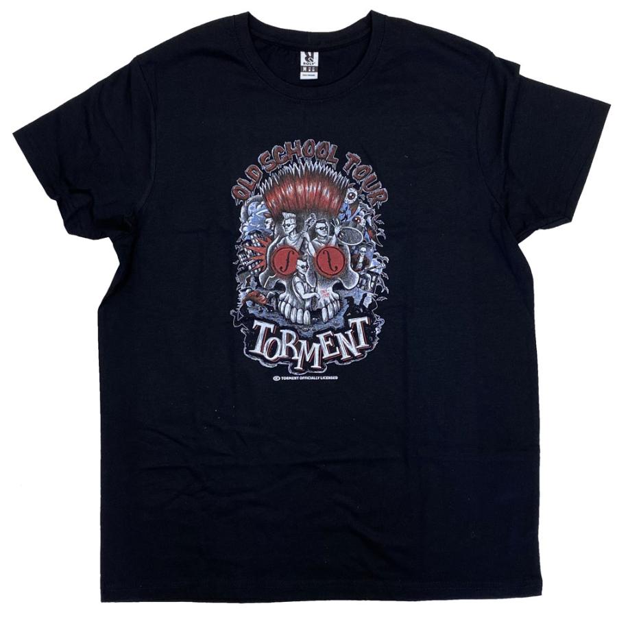 TORMENT・トーメント・OLD SCHOOL TOUR・ブラック・Tシャツ・サイコビリーTシャツ・ロックTシャツ : DRAGTRAIN ...