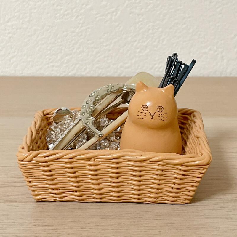 にゃふにゃふ レジン マルチトレイ ペン立て アイボリー : DRAWER PLUS - 通販 - Yahoo!ショッピング