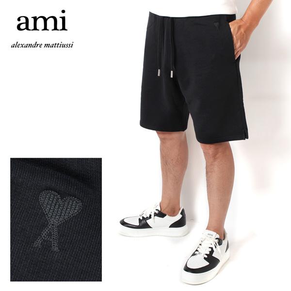 AMI Alexandre Mattiussi 24AWモデル アミ アレクサンドル マテュッシ メンズ DE COEUR ショートパンツ ...