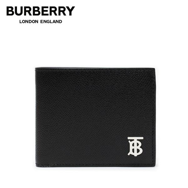 バーバリー BURBERRY CC BILL COIN TBバイフォールド 二つ折り財布【BLACK】 8062680 BLACK/【2023 ...