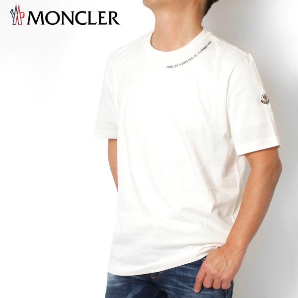 MONCLER（モンクレール） 25SSモデル ネックライン ロゴレタリング 半袖Tシャツ【ホワイト】 8C00078 8390T 034/【2025SS】m-tops : drawers ...