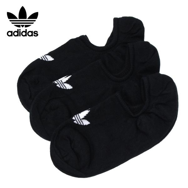 adidas アディダス ロゴ3P ソックス【ブラック】 FM0677 A3F001 /goods : drawers ドロワーズ - 通販 ...