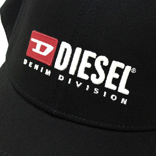 DIESEL（ディーゼル） キャップ ベースボール ロゴ CAP【ブラック】 A03699 0JCAR 9XX/goods : drawers ...
