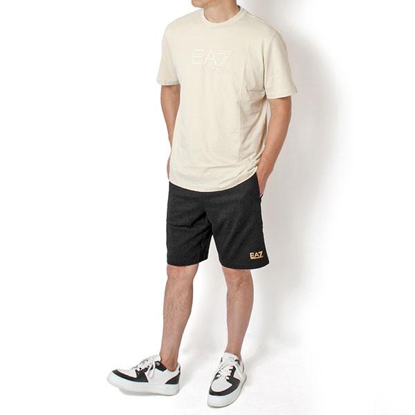 EA7 エンポリオアルマーニ EMPORIO ARMANI ラバーロゴ Tシャツ【ベージュ】 7M000224 AF10375 U1079/【2025SS】m-tops : drawers ...