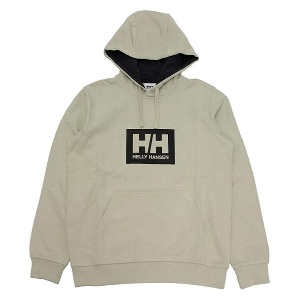 HELLY HANSEN ヘリーハンセン HH BOX HOODIE プルオーバーパーカー BOXロゴ【857 Pelican】 53289 ...