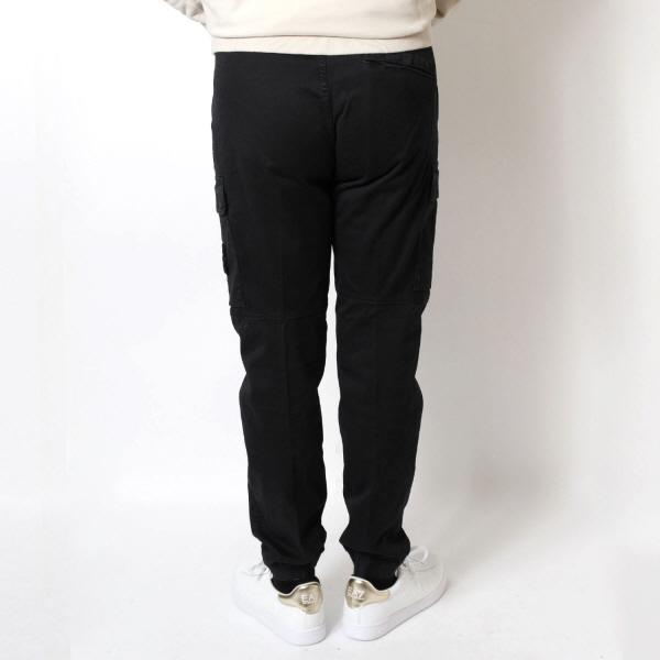 STONE ISLAND ストーンアイランド ワッペン付き ストレッチコットン カーゴパンツ【ブラック】 313L1 A0129/【2023-24AW】m-bottoms : drawers ...