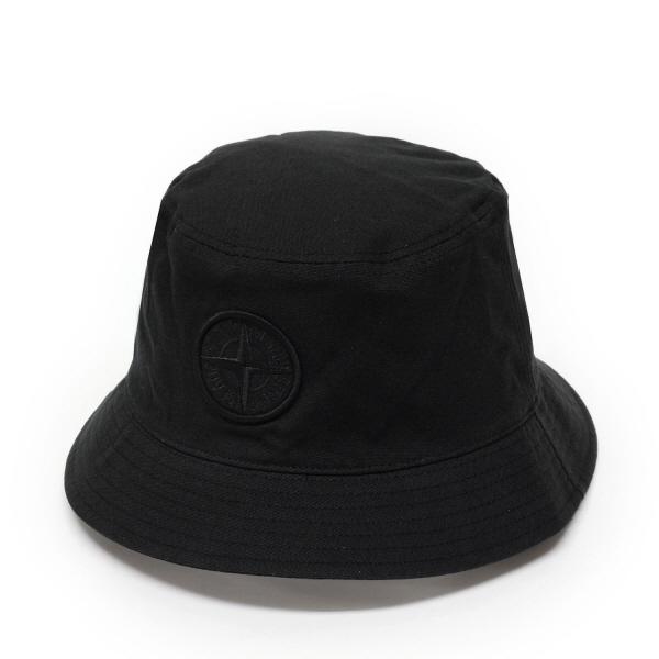 STONE ISLAND 24SSモデル ストーンアイランド コンパス刺しゅう バケットハット【V0029 BLACK】 99461 ...