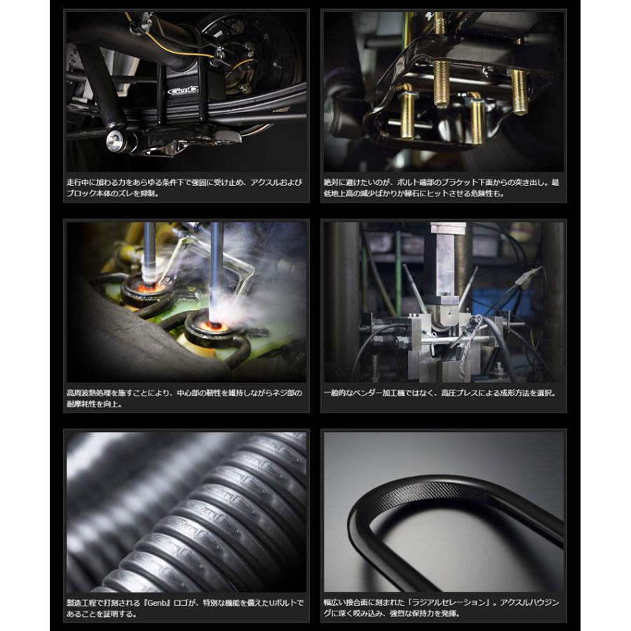 GENB ハイエース Uボルト 200系 サーフェスロックUボルト ミドル Genb(玄武) SDBUMH : DREAMERS - 通販 - Yahoo!ショッピング