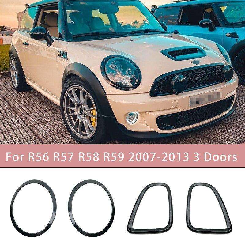 BMW MINI COOPER S/D JCW R55 R56 R57 R58 R59 ヘッドライト テールライト フレーム リング ステッ ...