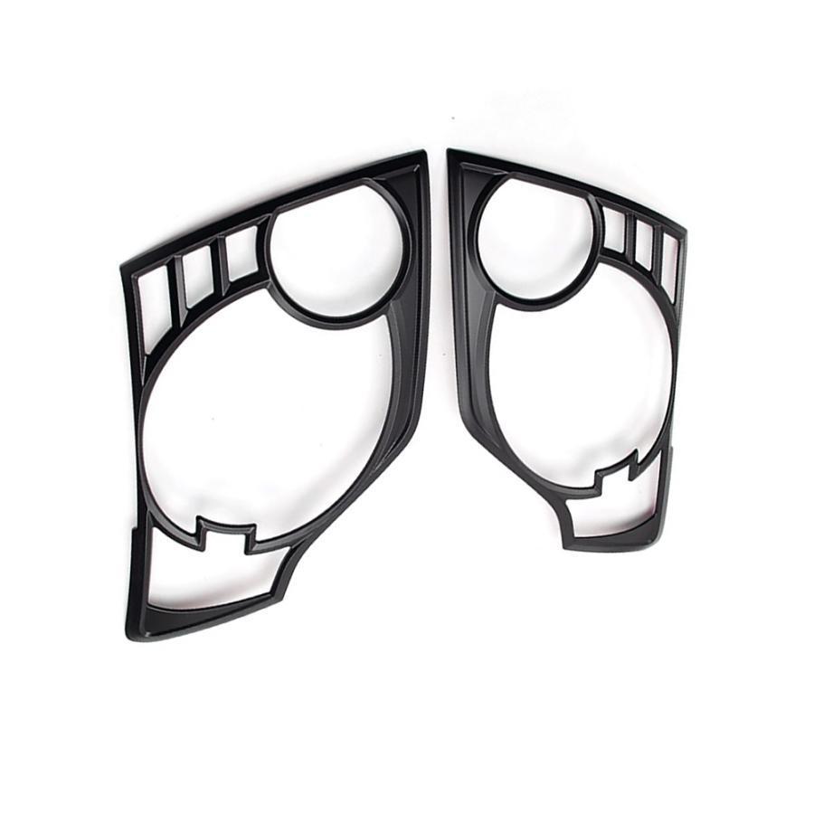 三菱 パジェロ 車 ヘッドライト装飾カバー マットブラック v93 v97 v87 2007 -2020 装飾アクセサリー : p212233873dee3 : dreamフクオカ - 通販 ...