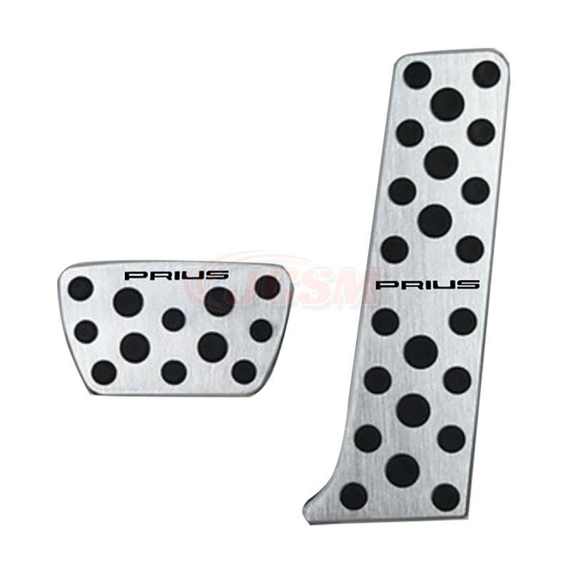 JCSM トヨタ 新型プリウス60系 パーツ ペダルカバー アルミ アルミスポーツペダル ブレーキ アクセル 防キズ 防汚れ インテリア 専用設計 2点セット : p2130688438866 ...