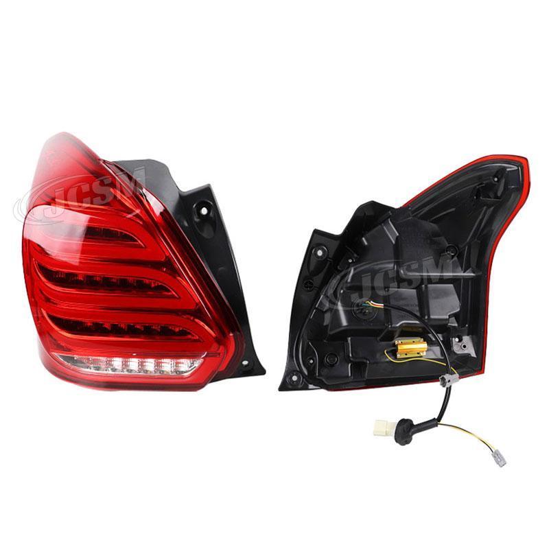 スイフトスポーツ LEDテールランプ ZC33S 17-20年 Swift用 LEDテールランプ 流れるウィンカー シーケンシャル JCSM レッド スモークブラック 左右セット ...