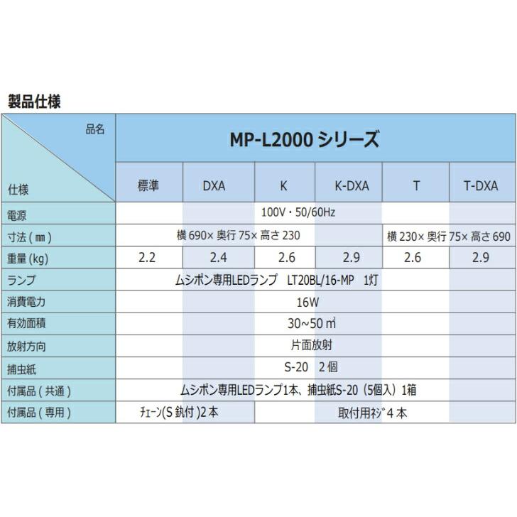 捕虫器/ムシポンMP-L2000シリーズ/直管形LED捕虫器/朝日産業 捕虫器 虫 虫とり 虫取り 虫捕り ハエ 誘引 厨房用品 衛生用品 蛍光ランプ メーカー保証1年付 : ドリームイン ...