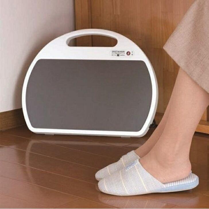遠赤外線足元ヒーター スポットウォームS RH-153 150W 暖房器 電気暖房 温度過昇防止装置 転倒時安全装置 速暖 ヒーター 足元 オフィス あったか トキワ : ドリームインポケット ...