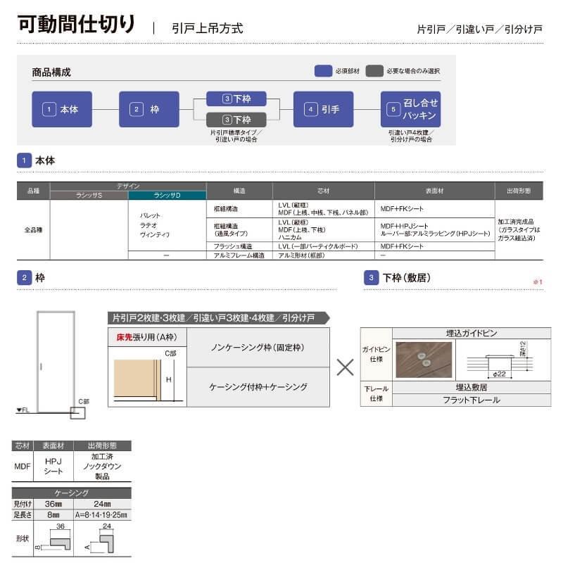 ラシッサ オーダーサイズ リクシル ラシッサS 可動間仕切り ラシッサ オーダーサイズ リクシル ラシッサS 可動間仕切り