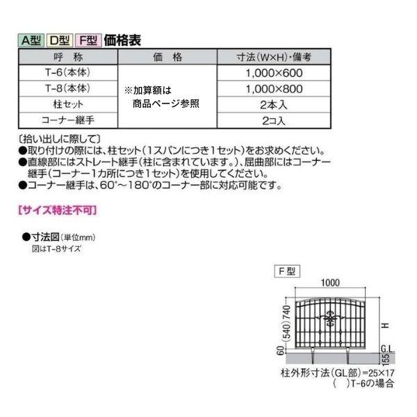LIXIL フェンス キャスティナF型フェンス T-6 本体 1000×600mm : リフォームおたすけDIY - 通販 - Yahoo!ショッピング