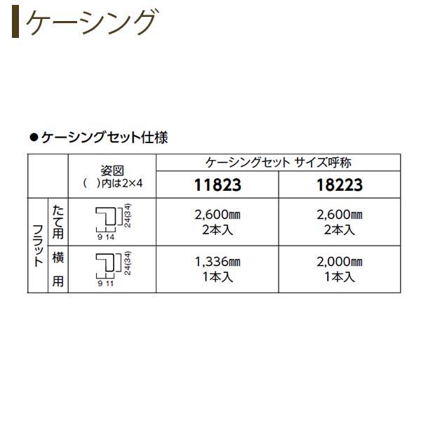 YKK AP クローゼットドア 2枚折戸 A36 ケーシング枠 三方枠 16423 [W1643×H2333mm] ラフォレスタF フラット ...