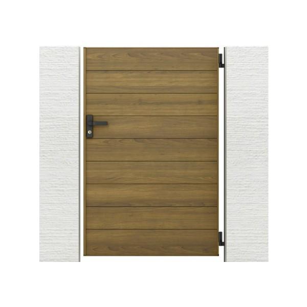 門扉 リクシル 開き門扉AA YM1型 横桟 片開き 08-12/08-14 柱使用 W800×H1200/1400mm LIXIL 開き門扉 リフォーム : gateaa-ym1-kh-8 ...