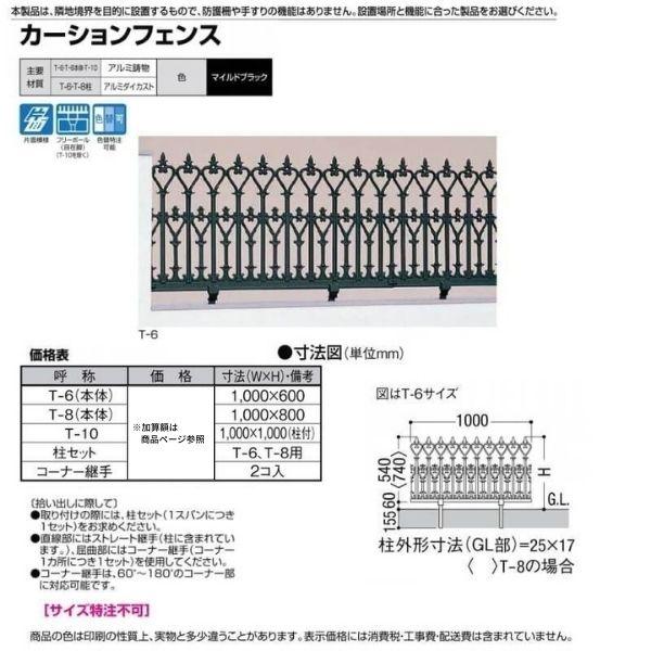 LIXIL フェンス カーションフェンス T-6 本体 1000×600mm : リフォームおたすけDIY - 通販 - Yahoo!ショッピング