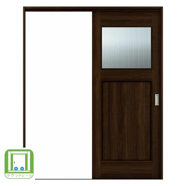 室内引戸 片引き戸 ラウンドレール ノンケーシング 引戸 YKKap ラフォレスタ laforesta B54デザイン 錠無 錠付 ykk 建具 板戸 障子 リフォーム DIY ...