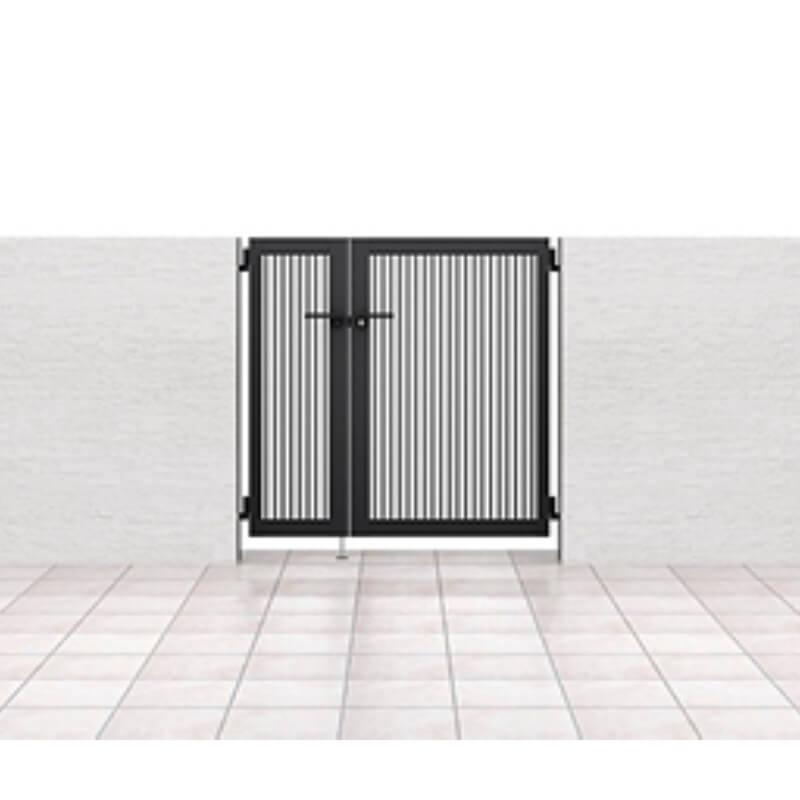 LIXIL 開き門扉AB TR2型 片開き 柱使用 呼称08-12 扉寸法W800×H1200mm リクシル 開き門扉 おしゃれ シンプル リフォーム : リフォームおたすけDIY - 通販 ...