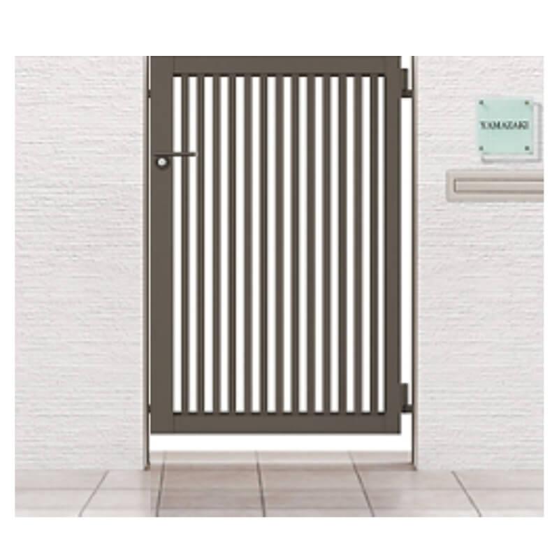 LIXIL 開き門扉AB TR3型 片開き 柱使用 呼称06-10 扉寸法W600×H1000mm リクシル 開き門扉 おしゃれ シンプル リフォーム : リフォームおたすけDIY - 通販 ...