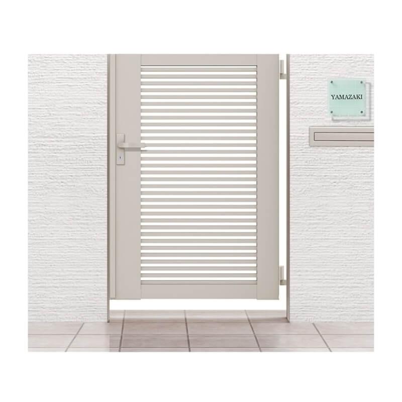 LIXIL 開き門扉AB YR1型 片開き 柱使用 呼称07-12 扉寸法W700×H1200mm リクシル 開き門扉 おしゃれ シンプル リフォーム : リフォームおたすけDIY - 通販 ...