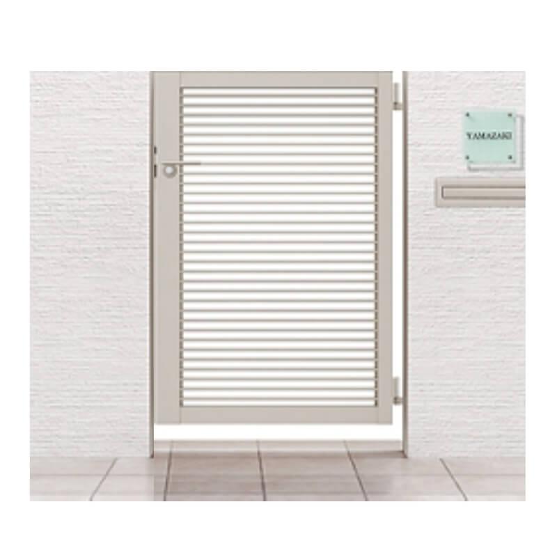 LIXIL 開き門扉AB YR2型 片開き 柱使用 呼称09-10 扉寸法W900×H1000mm リクシル 開き門扉 おしゃれ シンプル リフォーム : リフォームおたすけDIY - 通販 ...