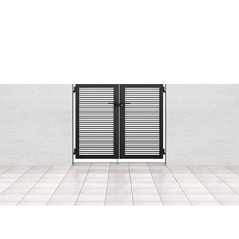 開き門扉AB YR2型 片開き 柱使用 呼称09-12 扉寸法W900×H1200mm リクシル LIXIL 開き門扉 おしゃれ シンプル リフォーム : mab-yr2-kh09-12 ...