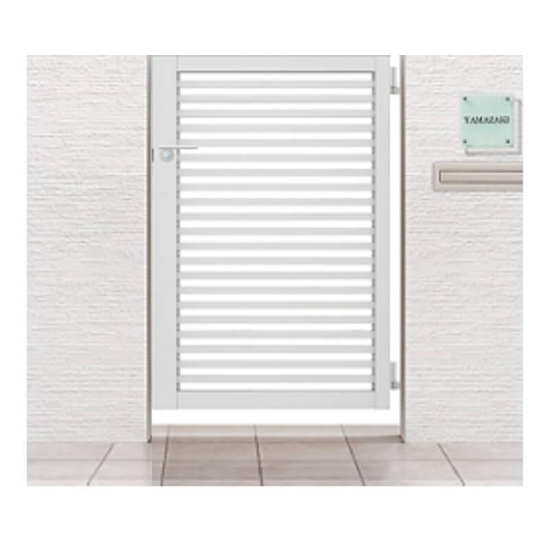 LIXIL 開き門扉AB YR3型 片開き 柱使用 呼称07-10 扉寸法W700×H1000mm リクシル 開き門扉 おしゃれ シンプル リフォーム : リフォームおたすけDIY - 通販 ...