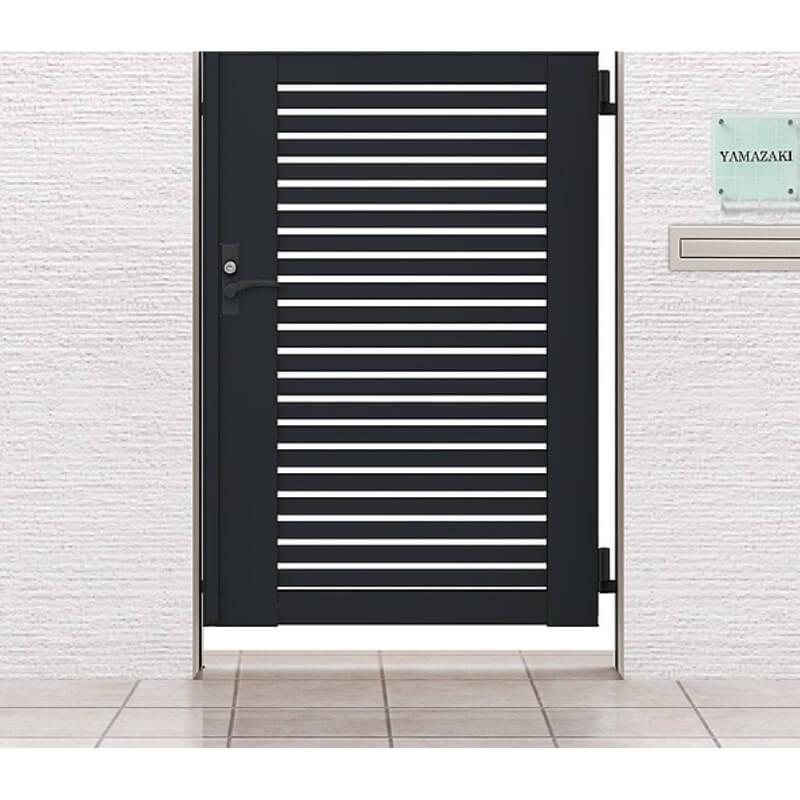 LIXIL 開き門扉AB YS1型 片開き 柱使用 呼称06-12 扉寸法W600×H1200mm リクシル 開き門扉 おしゃれ シンプル リフォーム : リフォームおたすけDIY - 通販 ...